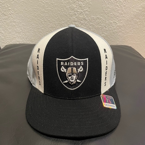 Reebok | Accessories | Vintage Raiders Fitted Cap 7 78 | Poshmark